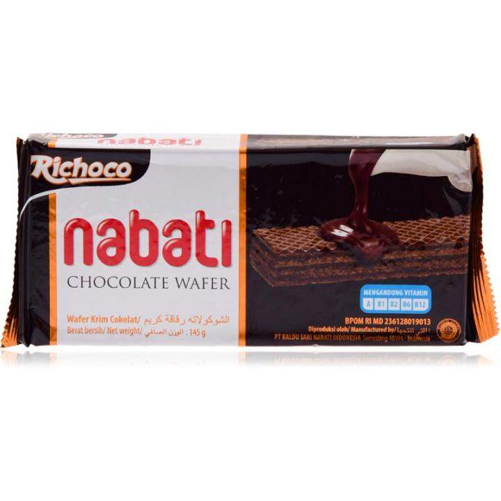Richoco Wafer Nabati Chocolate 145g 2pcs | Lazada Indonesia