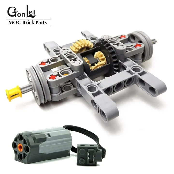 MOC High-Tech Car Rear Drive Suspension Differential System Set ...
