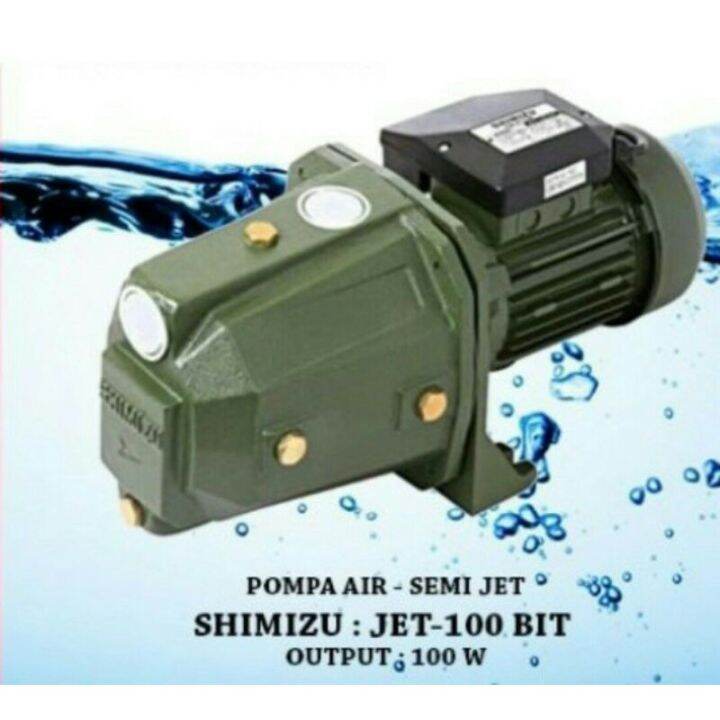 JET-100 BIT SHIMIZU POMPA AIR SUMUR DANGKAL / SEMI JET PUMP SHIMIZU JET 100BIT / SHIMIZU ...