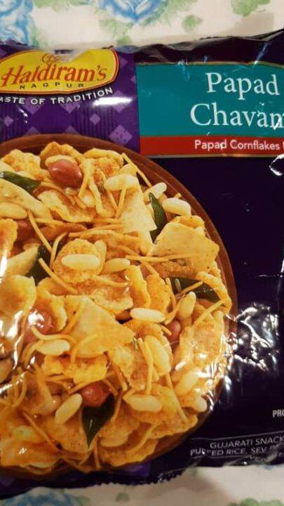 Haldiram's-Papad Chavanu-Papad Cornflakes Mix 200g | Lazada