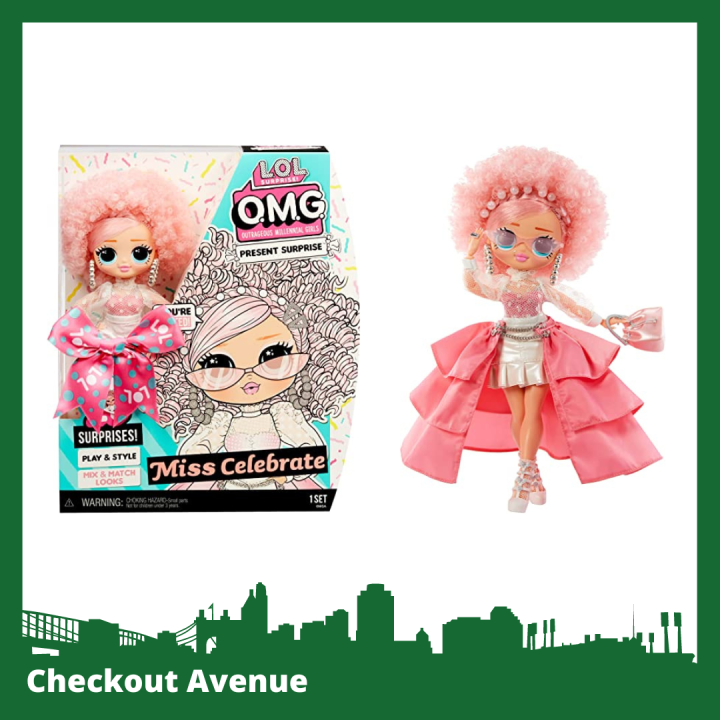LOL Surprise OMG Present Surprise Series 2 Fashion Doll Miss Celebrate ...