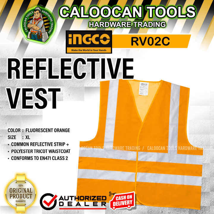 INGCO Reflection Vest (RV02C) CALOOCAN TOOLS | Lazada PH