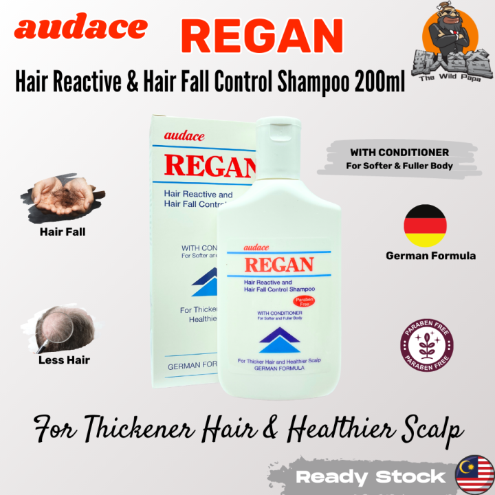 Audace Regan Hair Reactive and Hair Fall Control Shampoo 200ml (Expiry ...