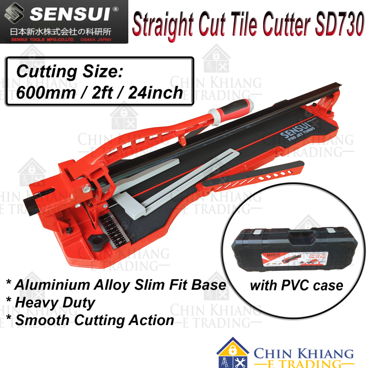 SENSUI Straight Cut SD730 Tile Cutter 600mm / 2 feet / 24 inch Heavy ...