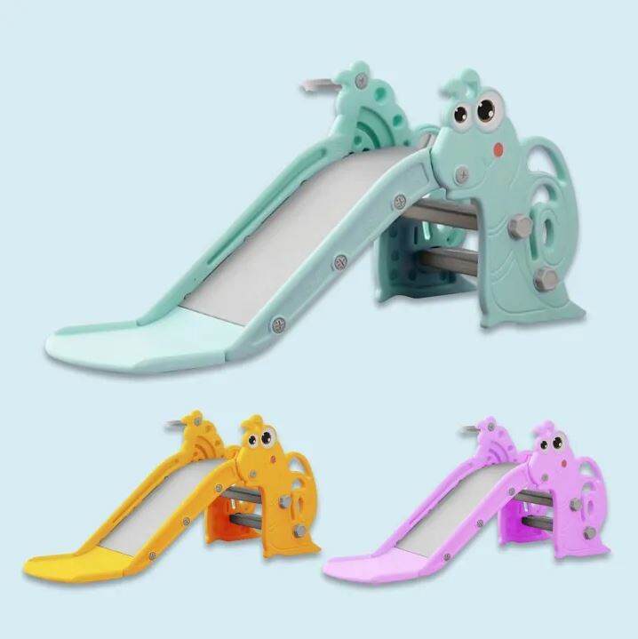 Freestanding SNAIL Slide Climber Playset Toys with Basketball Hoop for ...