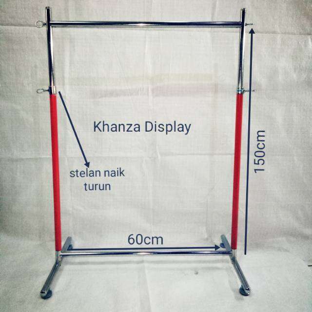 gawangan gantungan baju panjang 60cm Display toko | Lazada Indonesia