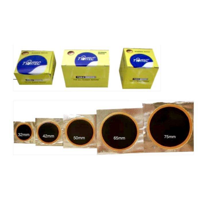 fast ship- Taitec Orange Round Tube Vulcanizing Patches /Tire Patches ...