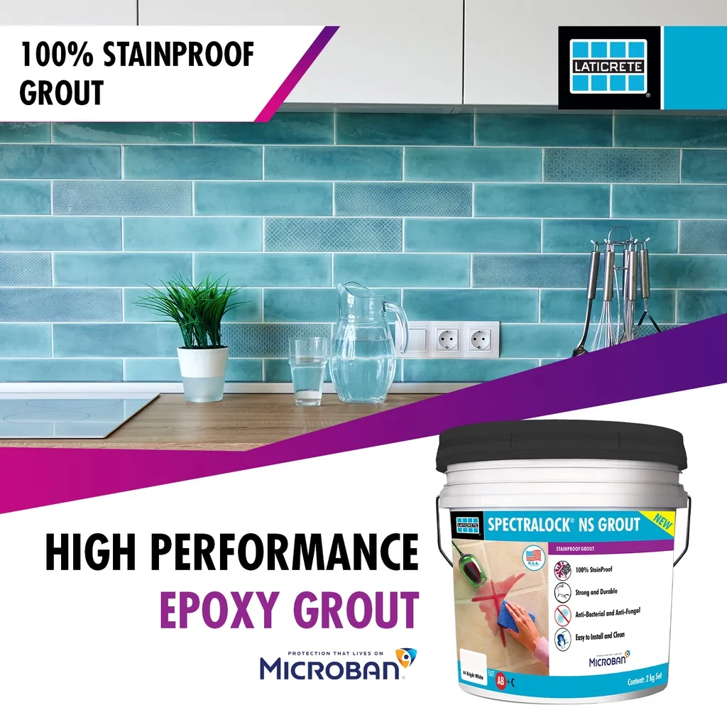 LATICRETE® SPECTRALOCK® NS High Performance Epoxy Grout (2kg)♬ | Lazada PH