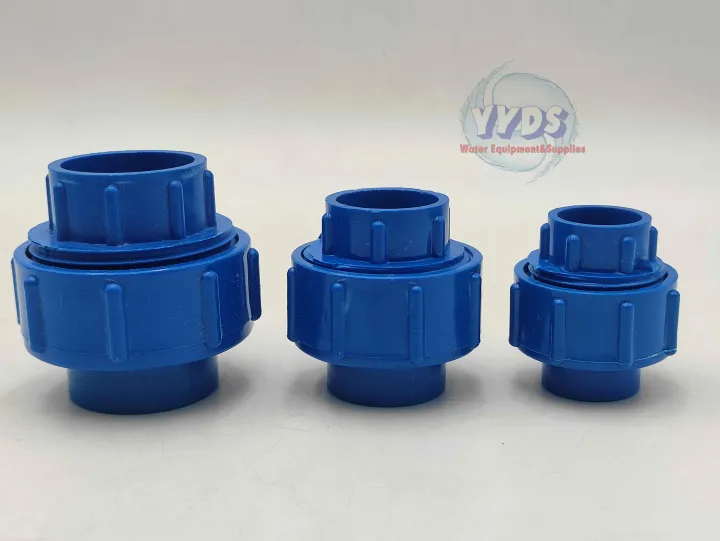 Thick UPVC BLUE UNION PATENTE/BALL VALVE 1/2", 3/4", 1" Good Quality ...