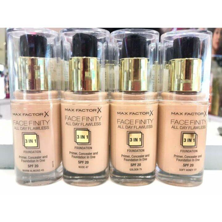 Max Factor 3 in 1 Flawless SPF 20 Foundation | Lazada PH