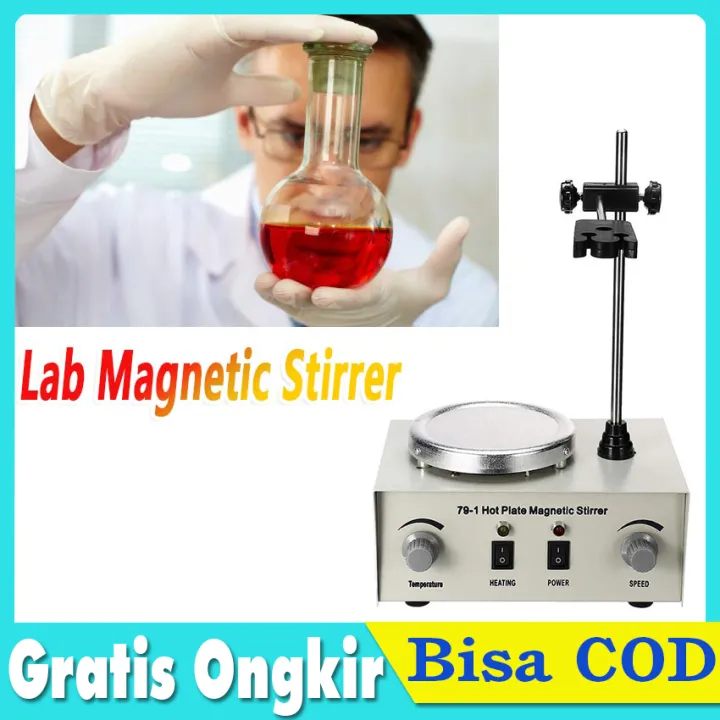 【Dikirim Dlm 24jam】 220V Hotplat Magnetic Stirrer Alat Laboratorium ...