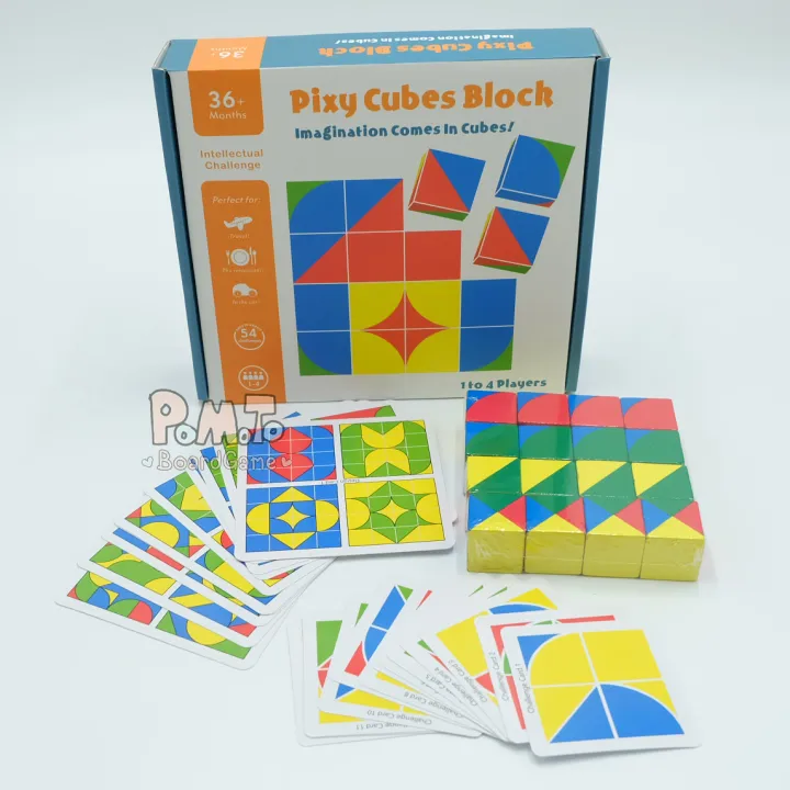 Pixy Cube เกมต่อบล็อกให้เรียงสี ตามโจทย์ รหัส B-100 | Lazada.co.th