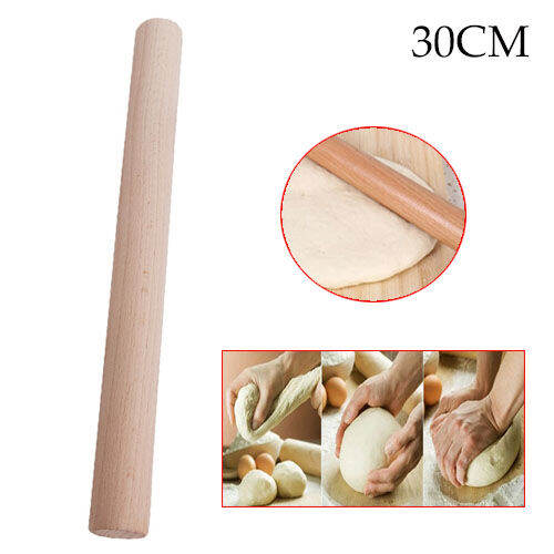 ROLLING PIN- Kitchen Wooden Pastries Rolling Pin Stick for Baking Tools ...