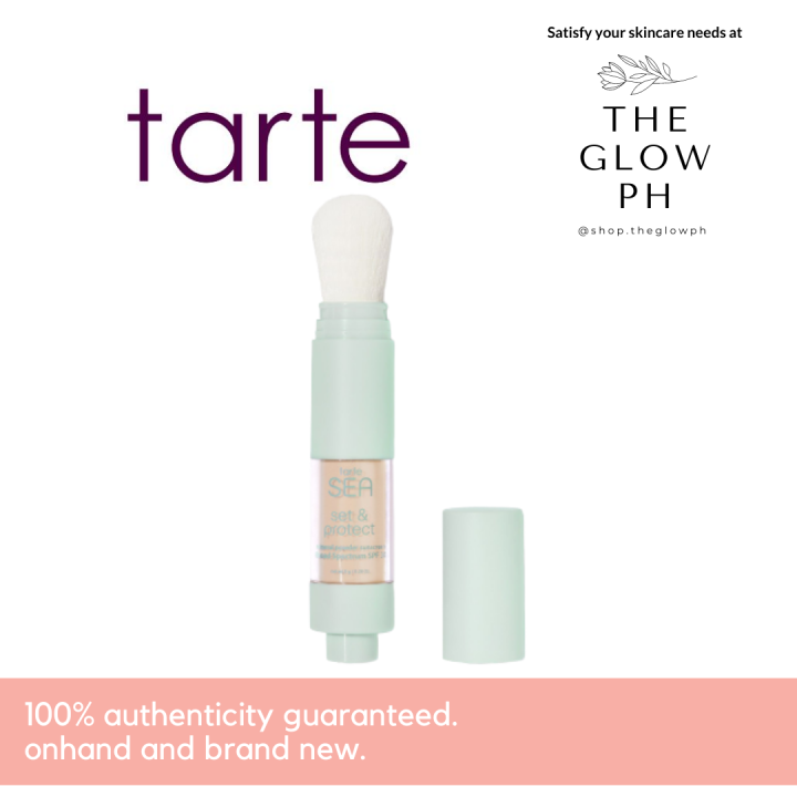 [AUTHENTIC] TARTE Set and Protect Mineral Sunscreen Powder Broad ...
