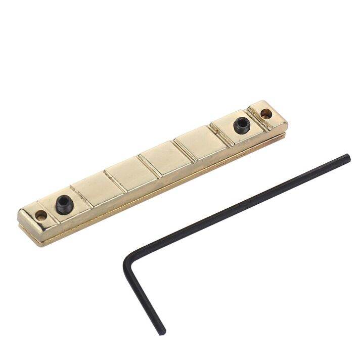 WK-7 Strings Guitar Nut Adjustable Brass Nut Split Regulation Nut for ...