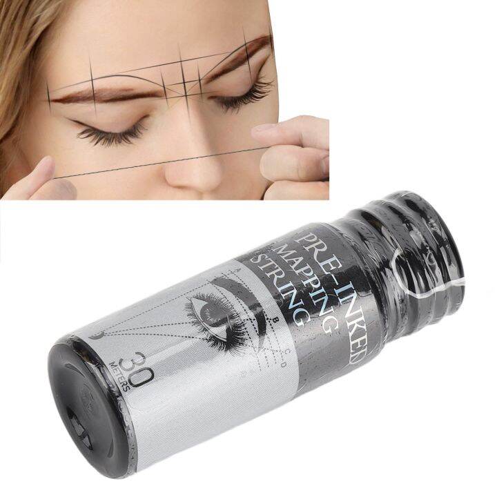 Eyebrow Mapping Line Bottle Storage 98ft Inked Brow Mapping String Thin ...