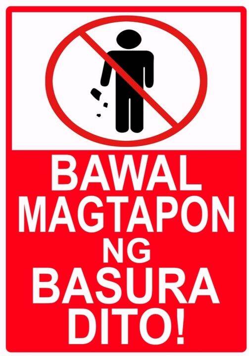 laminated A4 signage | Lazada PH