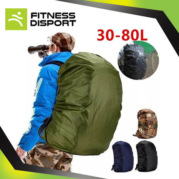 ผ้าคลุมกระเป๋าเป้สะพายหลัง ไซส์ 30L-80L สำหรับตั้งแคมป์ เดินป่า ผ้าพันแข้งกันน้ำ กันน้ำ กันฝน ...