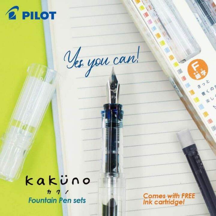 Pilot Kakuno Founatin Pens In Fine And Medium Nib Lazada Ph