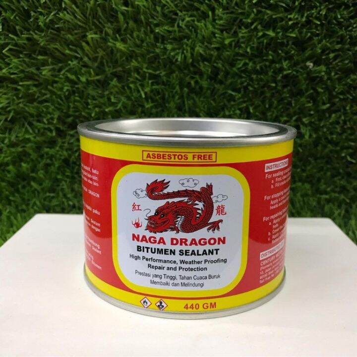 NAGA DRAGON BITUMEN COMPOUND ASPHALT BITUMEN SEALANT ROOF LEAKING ATAP BOCOR 440G/2.5KG | Lazada