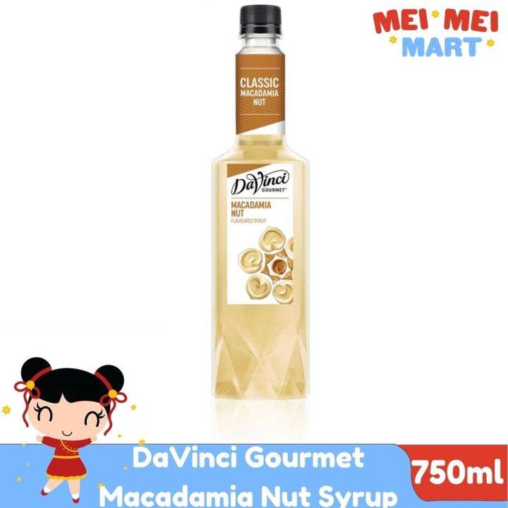 Hot sf2yb2 DaVinci Gourmet Macadamia Nut Syrup 750ml | Lazada PH