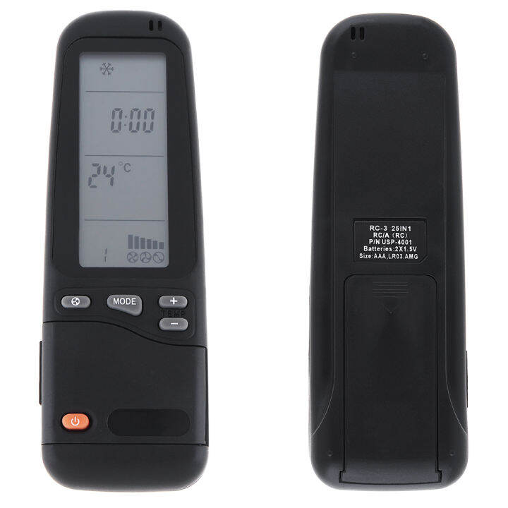 IR 433MHZ Air Conditioner Remote Control with Long Control Distance Fit ...