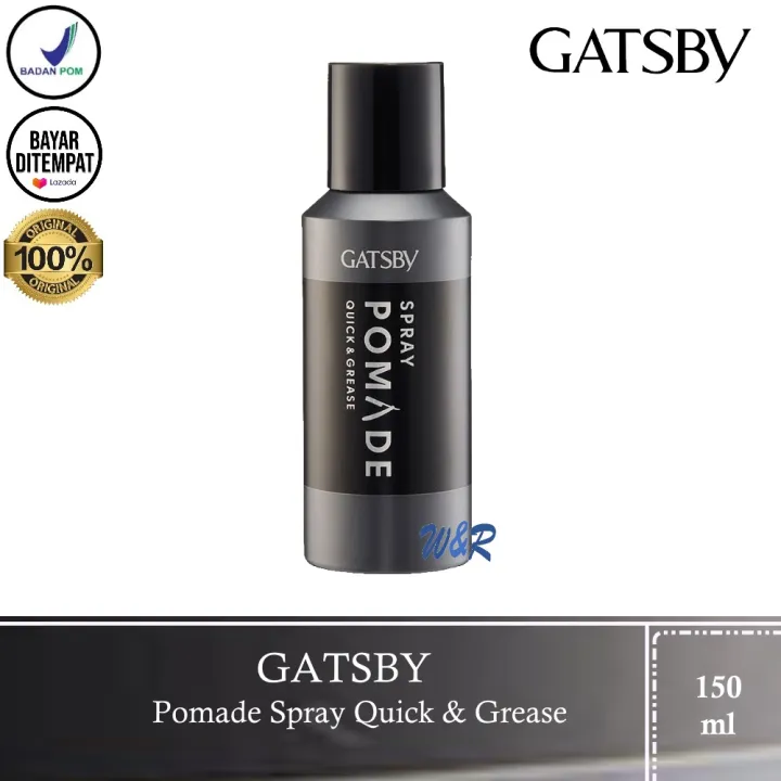 GATSBY Spray Pomade Quick & Grease 150ml Minyak rambut | Lazada Indonesia