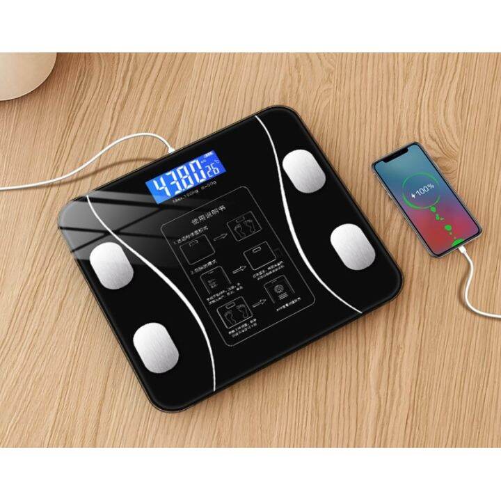 Premium Intelligent Electronic Body Fat Scale 智能电子体脂秤 | Lazada