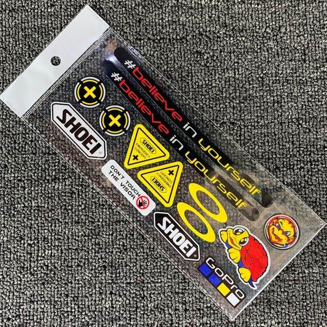 Motorcycle Universal Helmet Lens Reflective Sticker Suitable For Arai ...