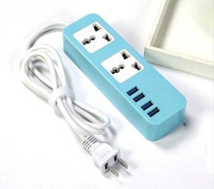 [CRF.store] USB Socket 4 Ports 203 Universal USB Socket (Pink) Charging ...