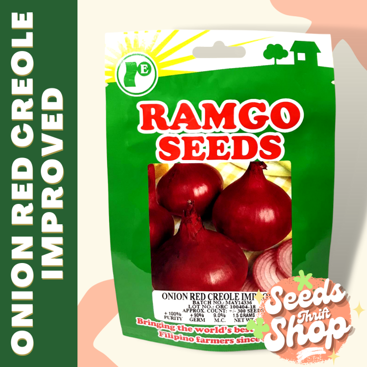 ONION RED CREOLE IMPROVED - RAMGO SEEDS - SACHET | Lazada PH