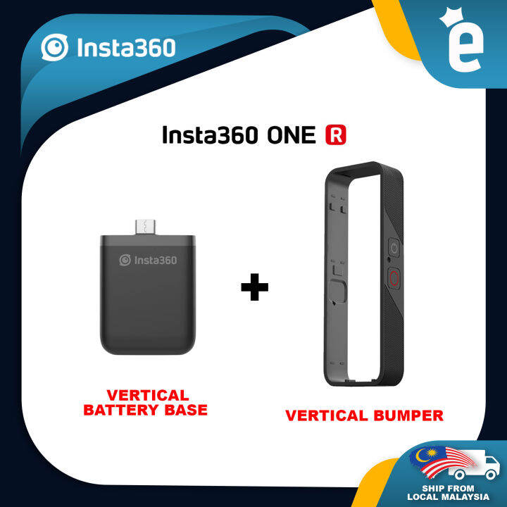 Insta360 One R 360 Mod Vertical Battery Base /Vertical Bumper Case For ...