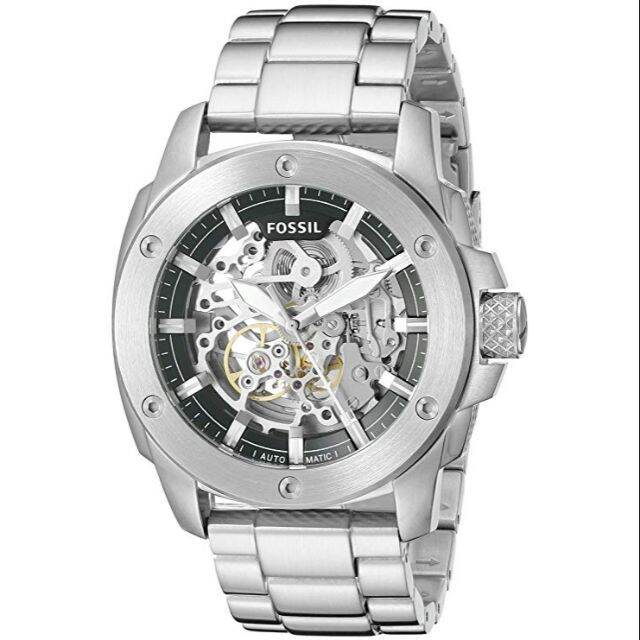 [OFFICIAL WARANTY] fossil ME3081 Modern Machine Automatic Silver Tone ...