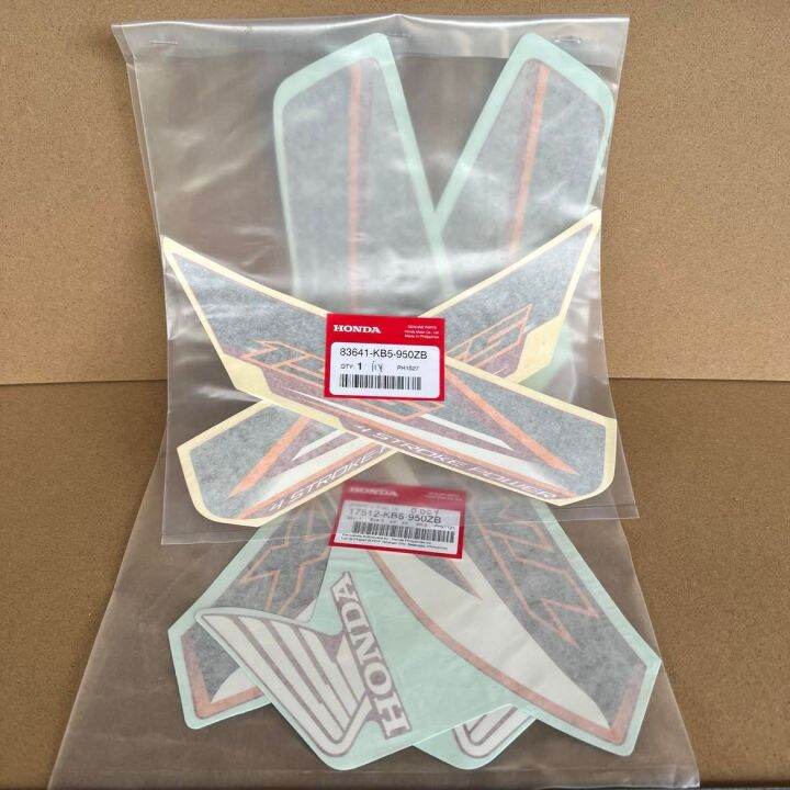 [Honda Genuine] TMX 155 Asero Sticker/Decals (BLACK/BLUE/RED) | Lazada PH