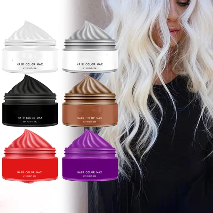 Bellylady Temporary Hair Color Wax Natural Disposable Hair Styling Clay