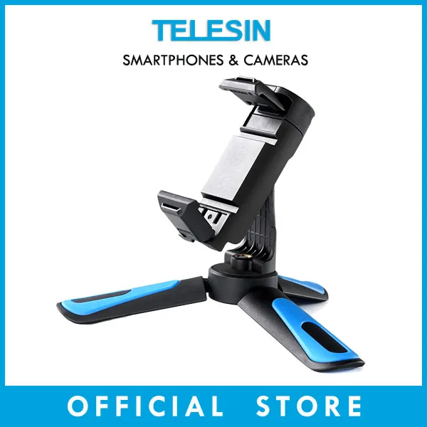 TELESIN Mini Desktop Rotary Tripod 360-Degree Handle Stabilizer for ...