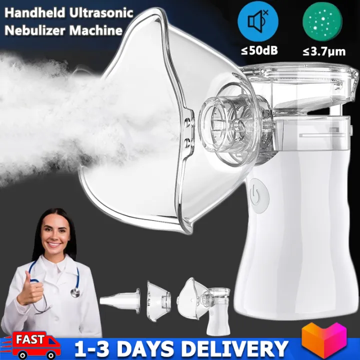 🥇 Original Rechargeable Portable Nebulizer Machine Handheld Inhaler ...
