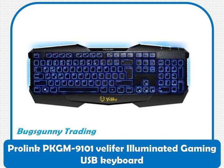Prolink PKGM-9101 velifer Illuminated Gaming USB keyboard | Lazada PH