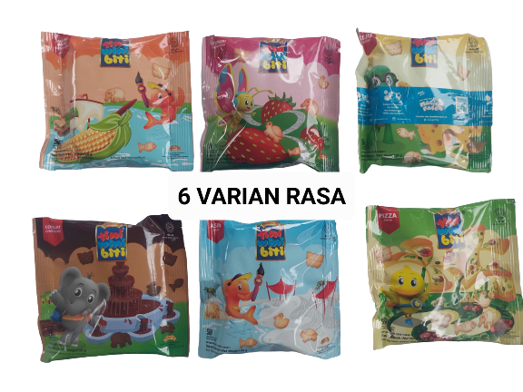 Tini Wini Biti biskuit camilan anak bentuk binatang isi 20 gram ...