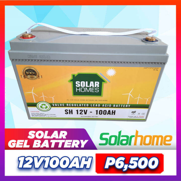 Solar Battery Gel Battery Deep Cycle VRLA Lead Acid 12V 100AH - not ...