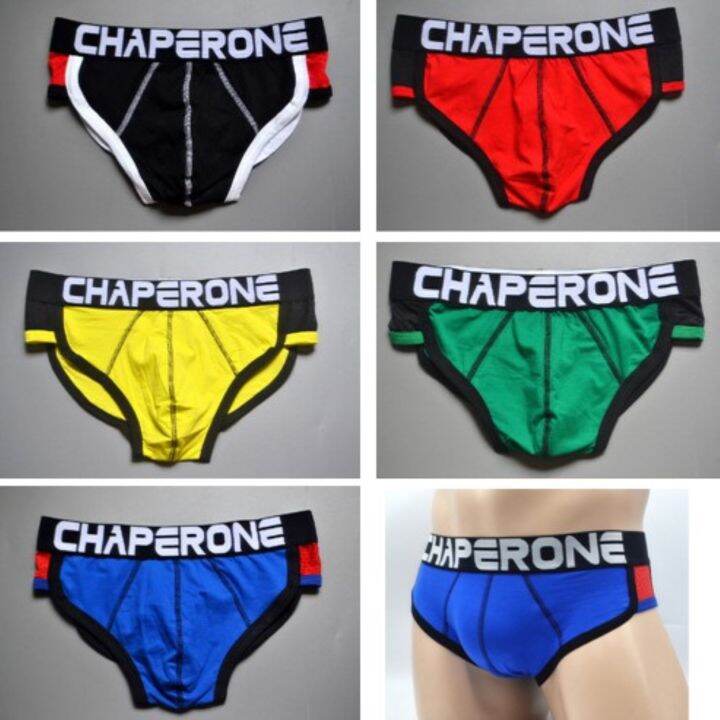 Chaperone Man Cotton Briefs with Side Mesh Men underwear Boy Brief ...