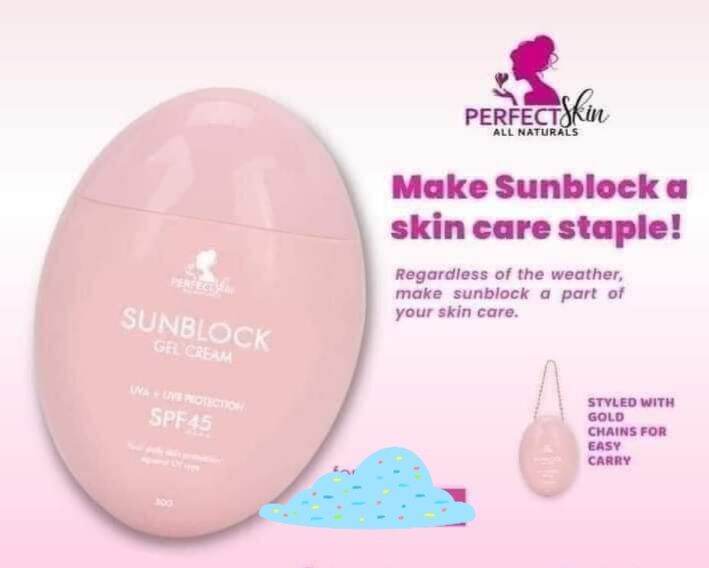 Perfect Skin | Sunblock Gel-Cream | Limited Edition Only | SPF 45 (50g ...
