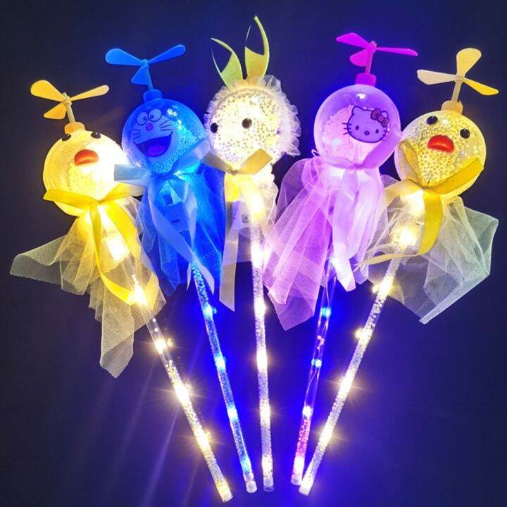 SUPERRR Wand Fairy Luminous Fairy Stick Flashing Glow Cartoon Flash ...