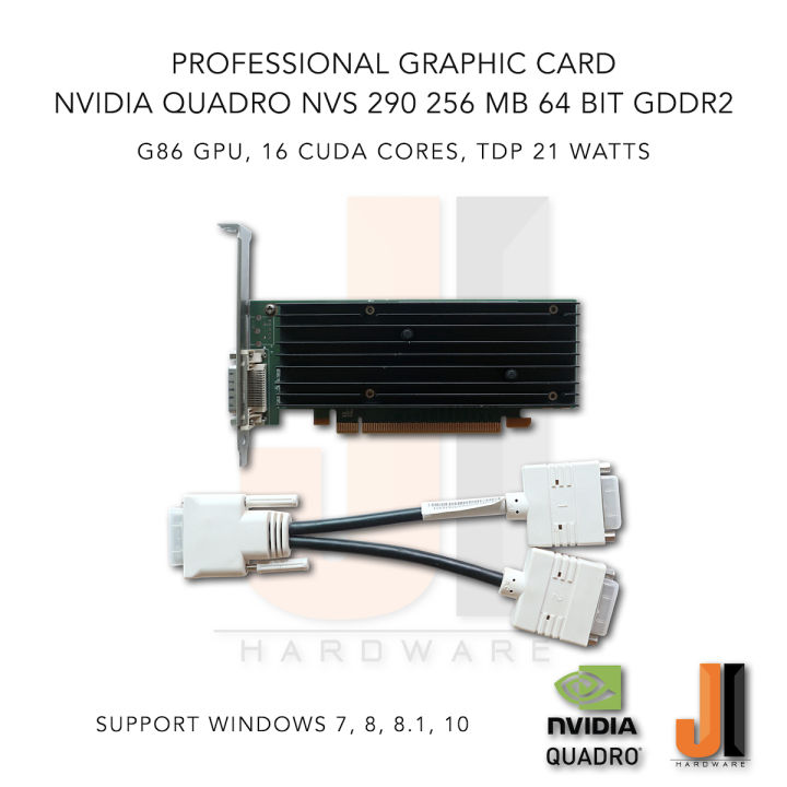 Professional Graphic Card Nvidia Quadro NVS 290 (มือสองสภาพดี) | Lazada ...