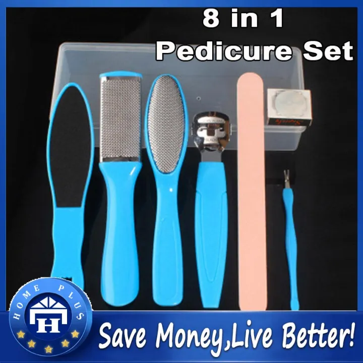 8in 1 Professional Foot Care Kit Pedicure Tools Set Stainless Steel ...
