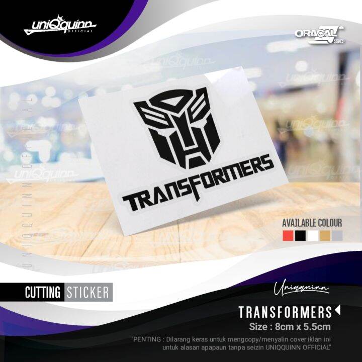 UQ Stiker Transformers 01 | Cutting Stiker Transformers.| Stiker Robot ...