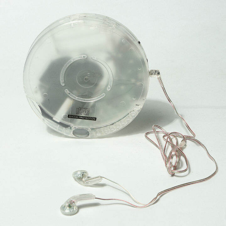 Spot fully transparent CD player walkman portable album with headphones ...