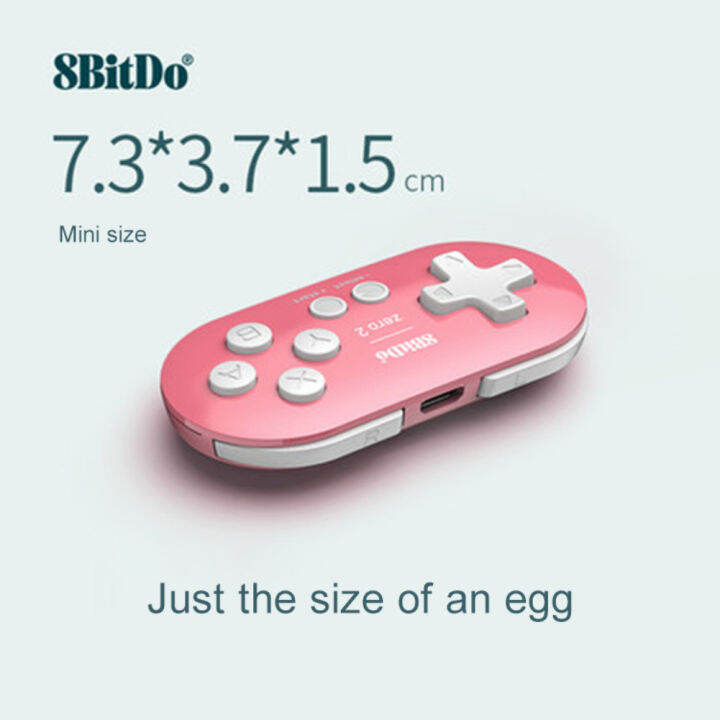 8BitDo Zero 2แผ่นเกมมินิบลูทูธไร้สายรองรับ V4.0ที่ถือเกมจอยสติ๊กสมาร์ท ...