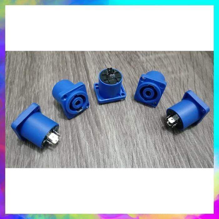 Soket spicon BIRU Socket spicon Speakon spikon kualitas Premium ...