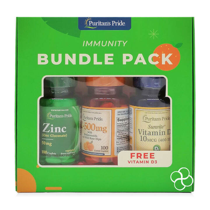 Puritan's Pride Immunity Bundle Pack | Lazada PH